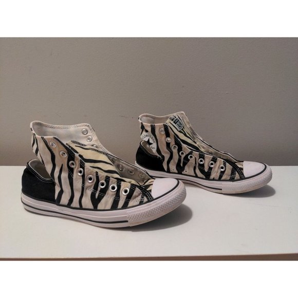 Converse | Shoes | Converse Chuck Taylor All Star Zebra Upper Cut Out ...